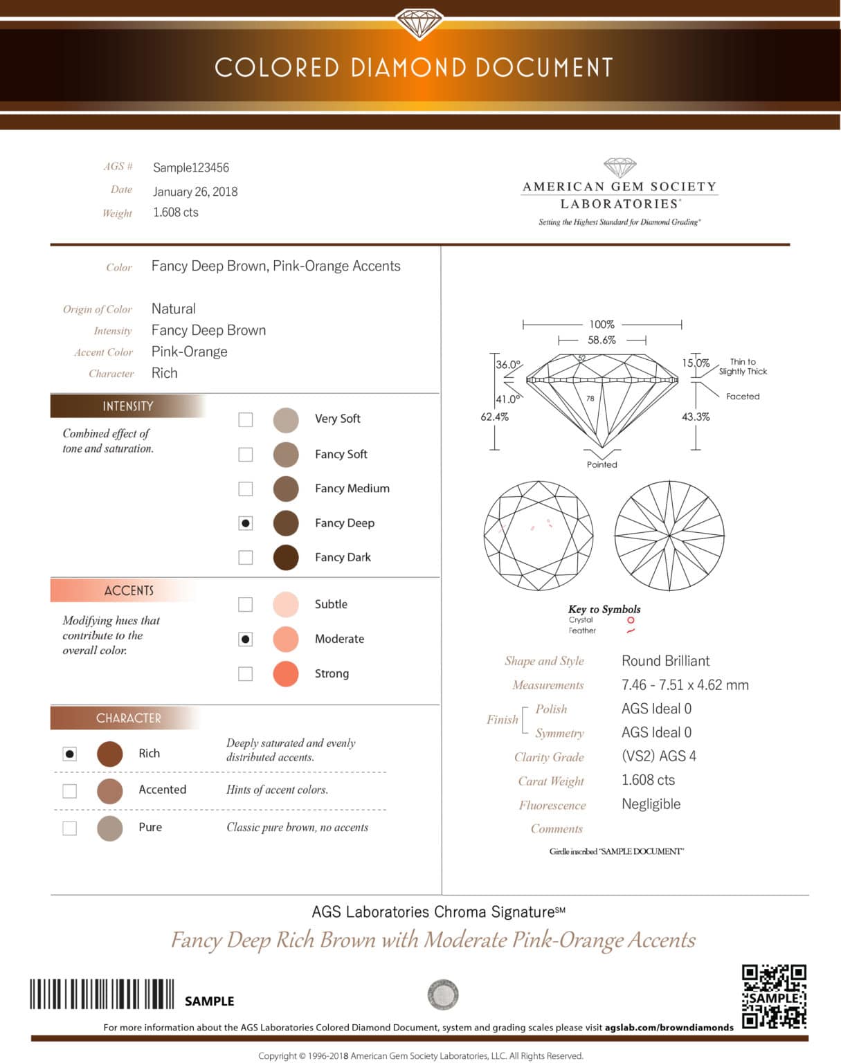 The Report Report: Colored Diamond Document for Fancy Brown Diamonds