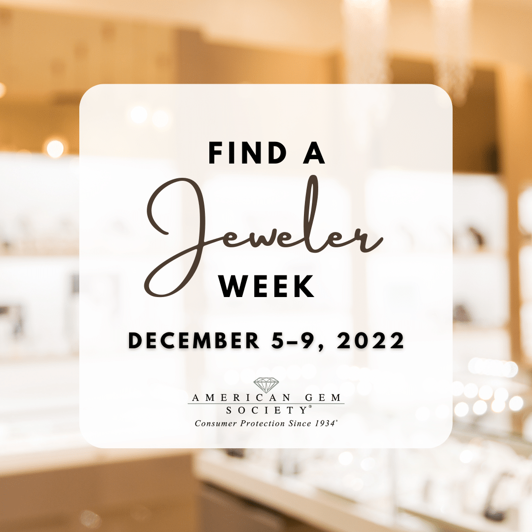 Find a Jeweler Week is Back! - American Gem Society
